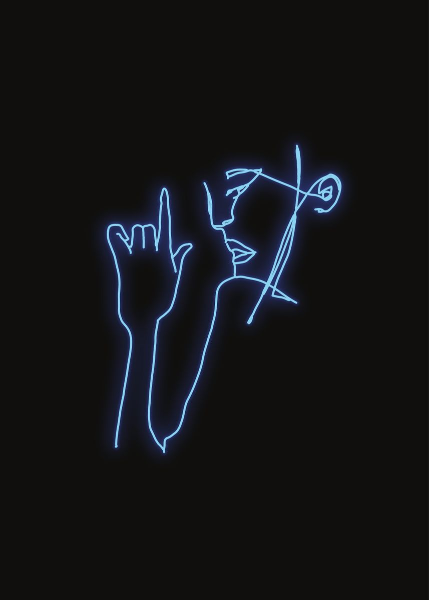 'Hate Me ' Poster, picture, metal print, paint by Gary Soh | Displate