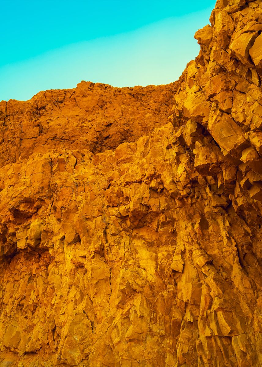 'Rock On Masada Fortress In' Poster by Stunning Wallpapers | Displate