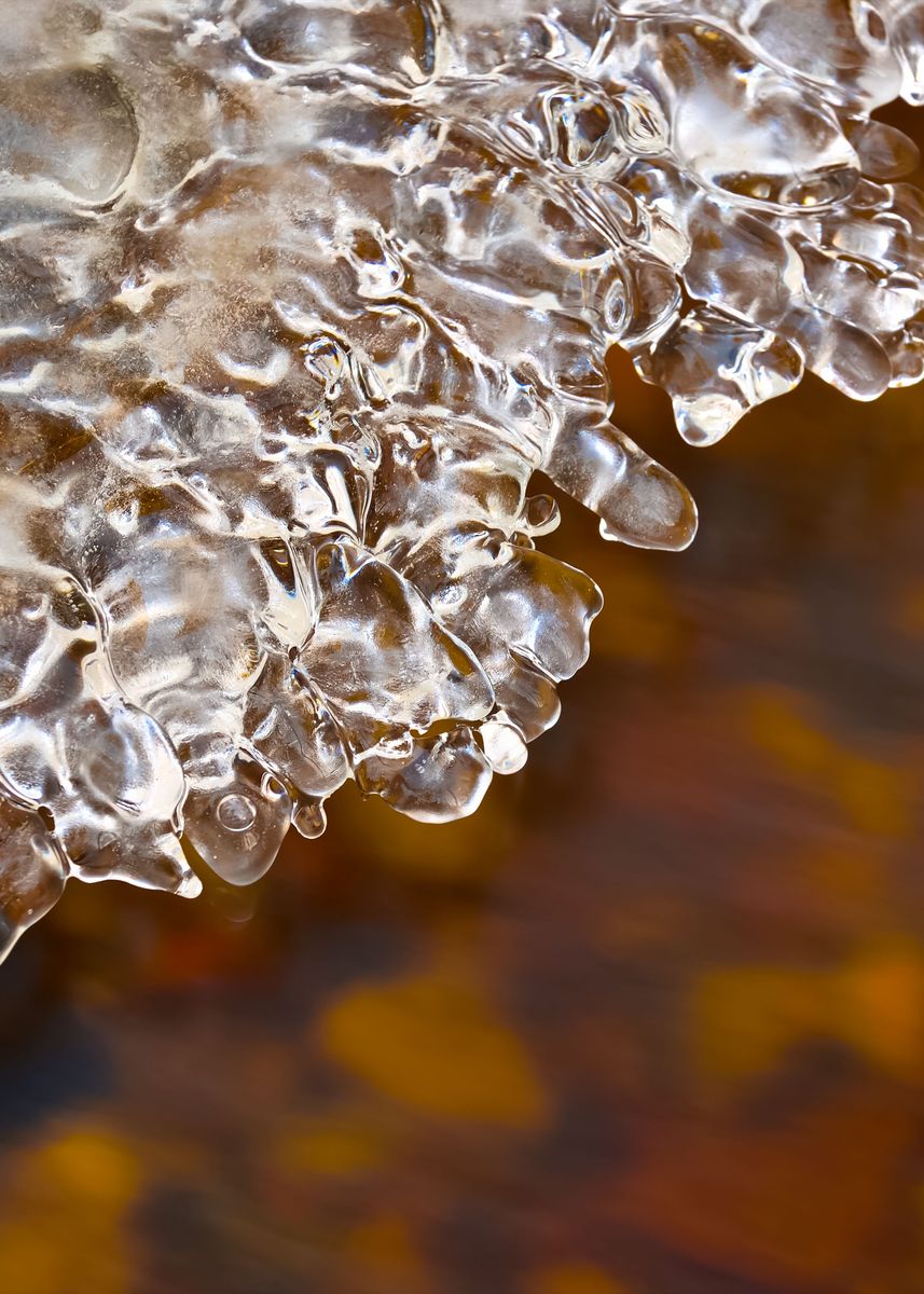 'Ice Formations In Winter S' Poster by Stunning Wallpapers | Displate