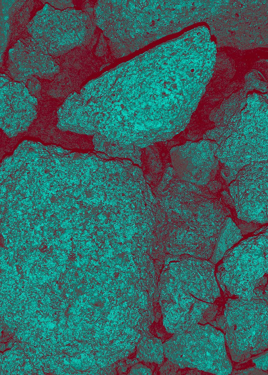 'Stone Vision' Poster, picture, metal print, paint by Erikas Vir | Displate