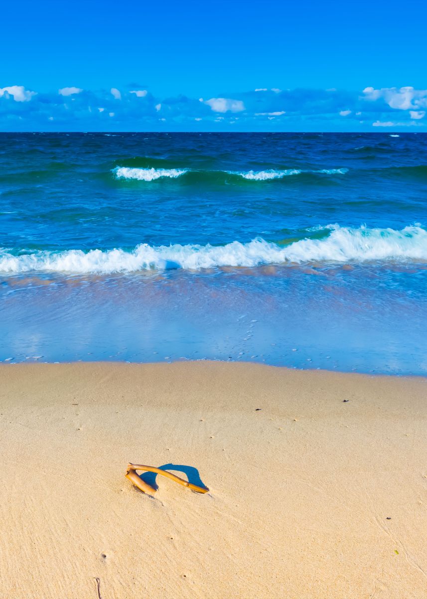 'Beach Landscape Baltic Coa' Poster, picture, metal print, paint by ...