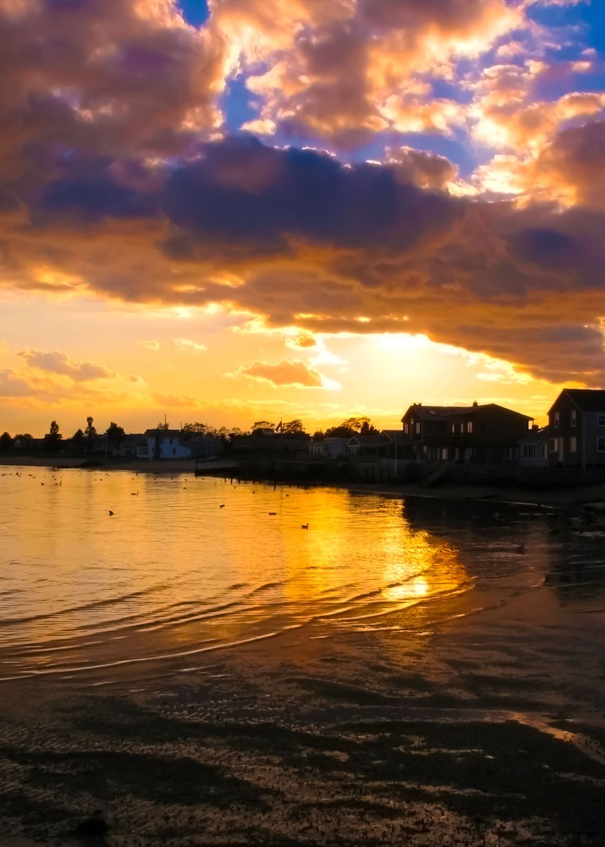 'Connecticut Shoreline' Poster, picture, metal print, paint by Stunning ...