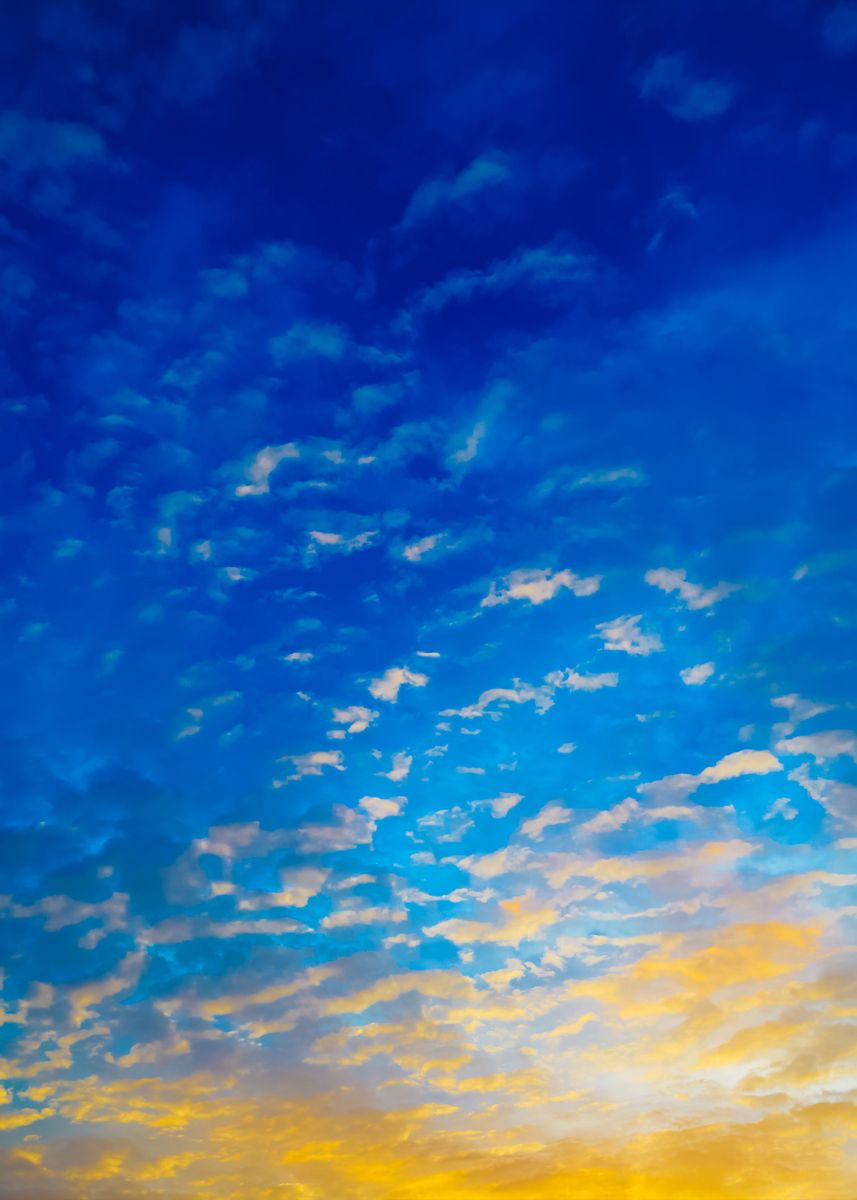 'A Beautiful Sunset Sky' Poster by Stunning Wallpapers | Displate
