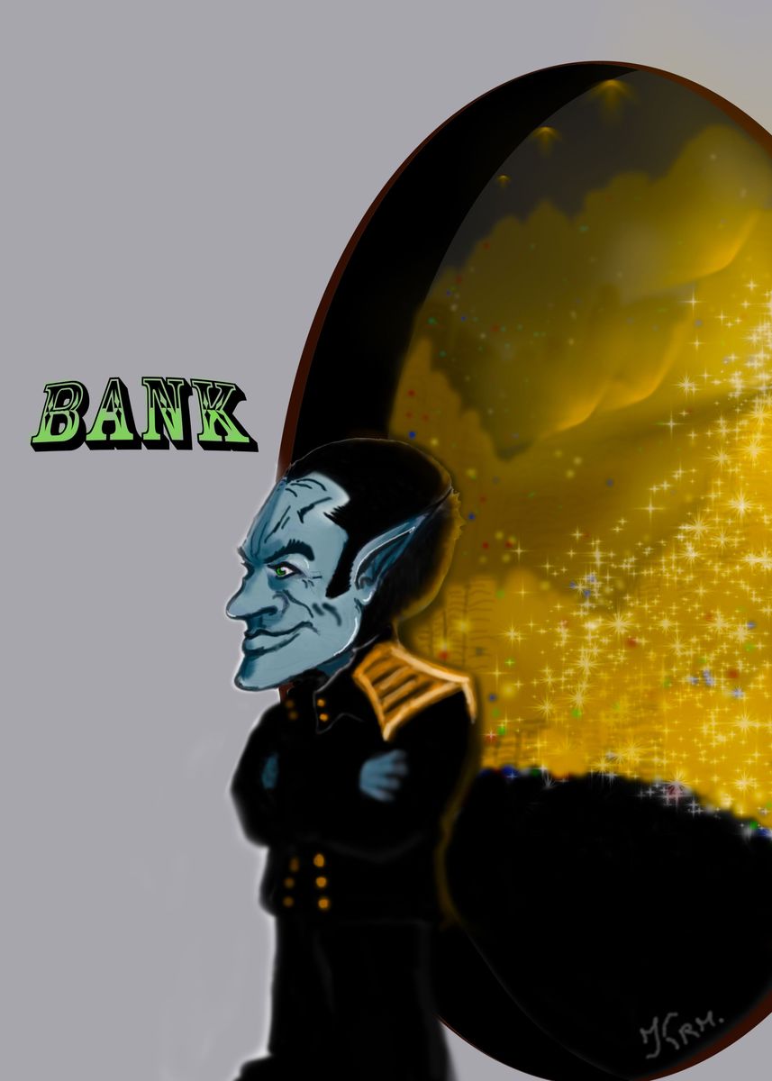 'Greed' Poster by Keith Miller | Displate