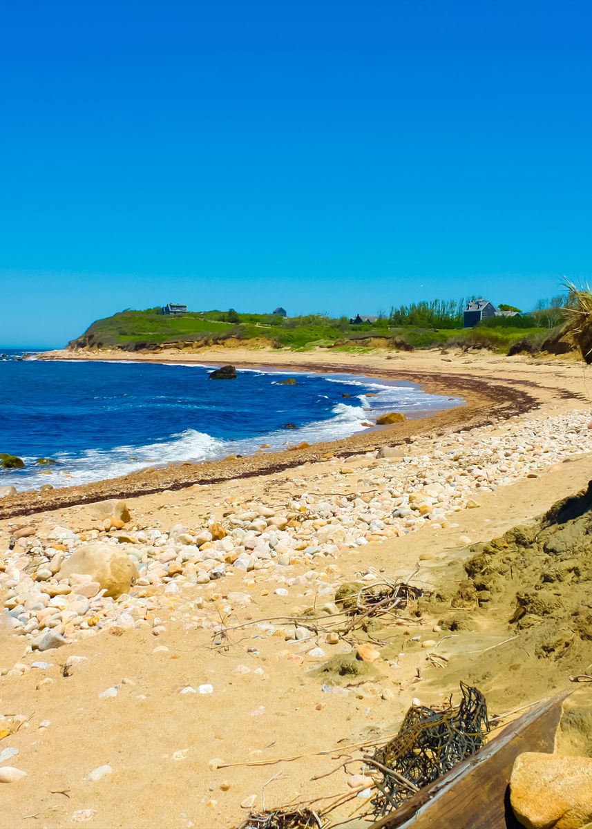 'Block Island Beach' Poster, picture, metal print, paint by Stunning ...