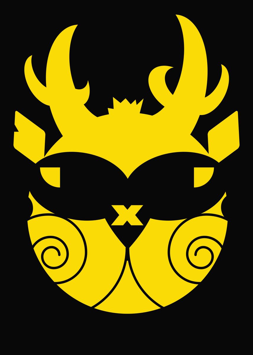 'Cool Buck' Poster, picture, metal print, paint by Zaira Dzhaubaeva ...