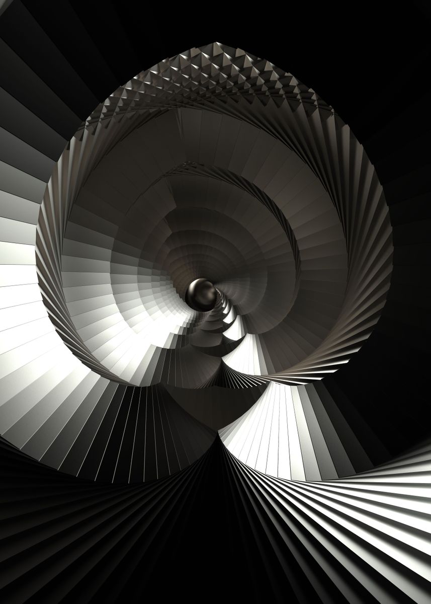 'Twisted Perspective' Poster, picture, metal print, paint by Aivaras ...