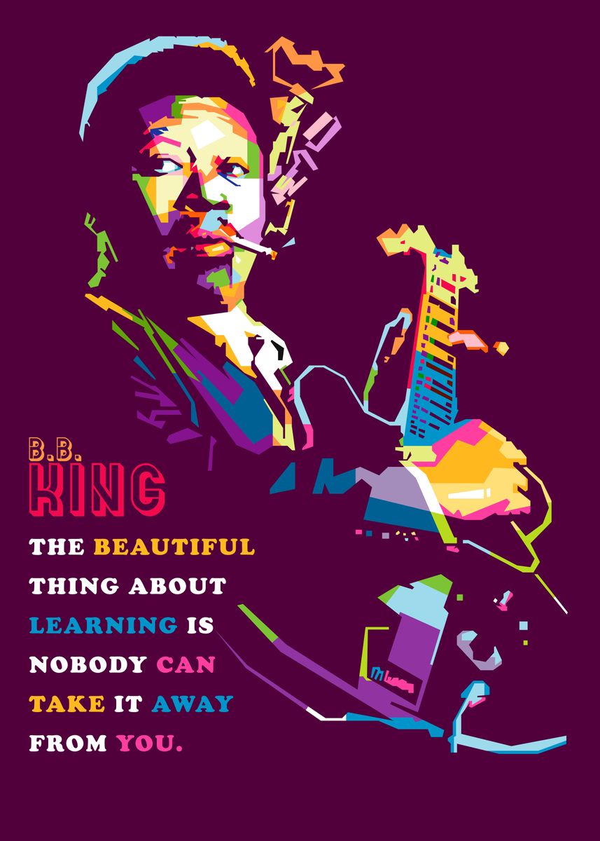'The Greatest BB King' Poster, picture, metal print, paint by nofa aji ...