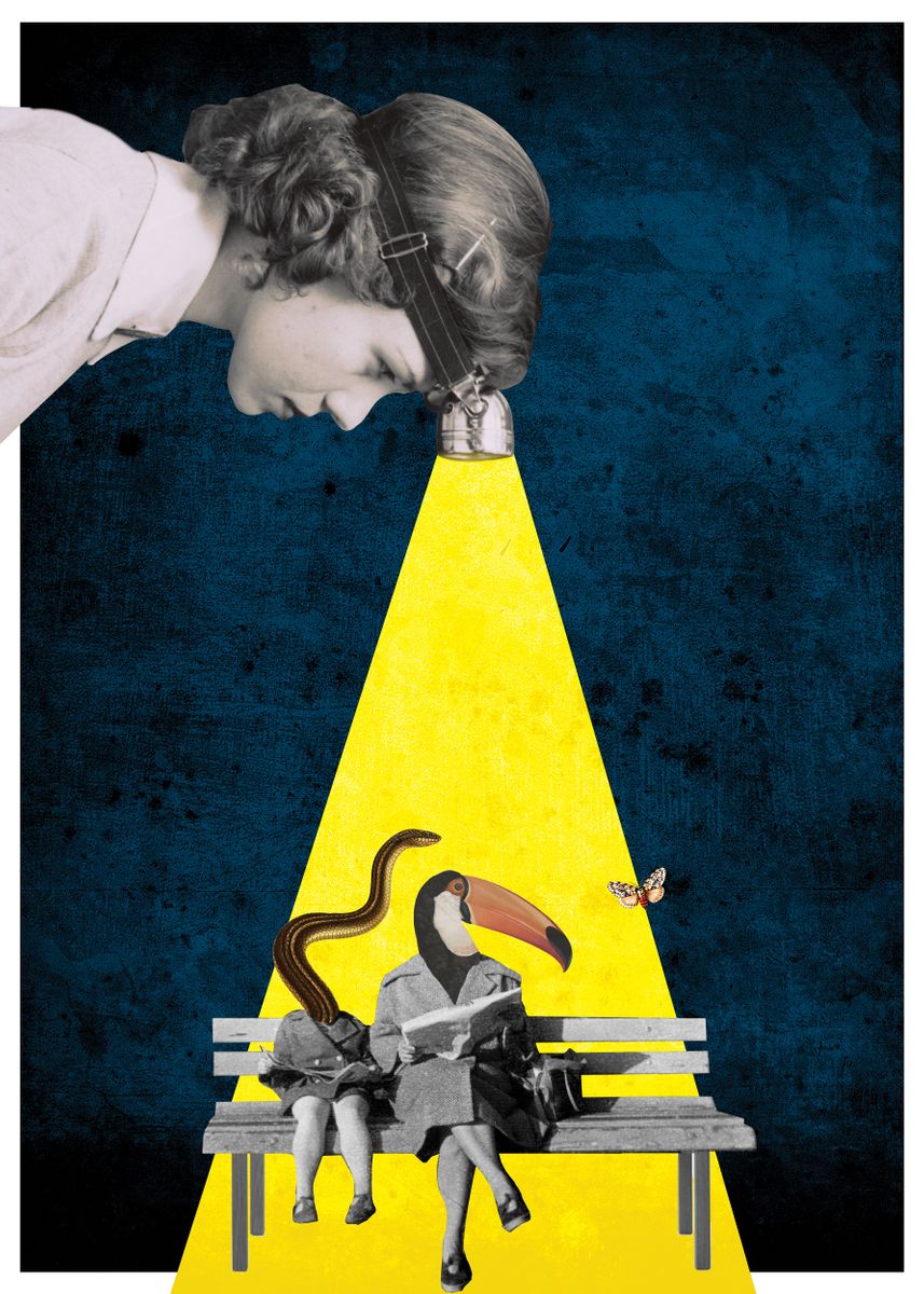 'DISTRACTION' Poster, picture, metal print, paint by myoopia marcello ...