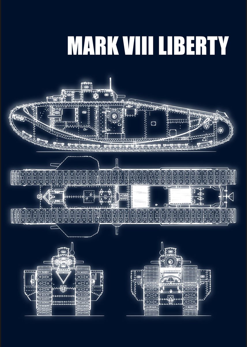 'MARK VIII LIBERTY' Poster by Genaro Watla G | Displate