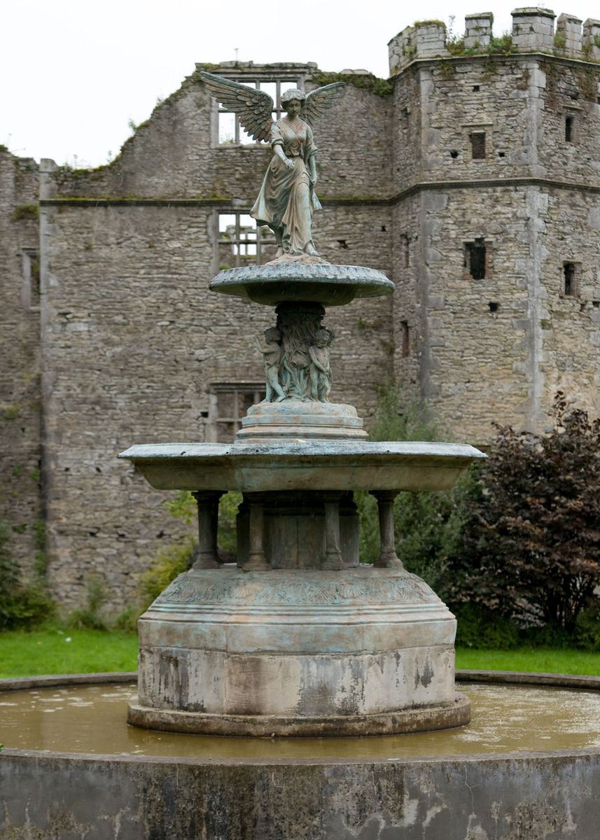 'Mallow Castle Fountain' Poster, picture, metal print, paint by Steve ...