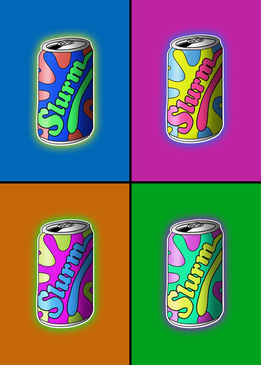 'Slurm Pop Art' Poster, picture, metal print, paint by James Watling ...