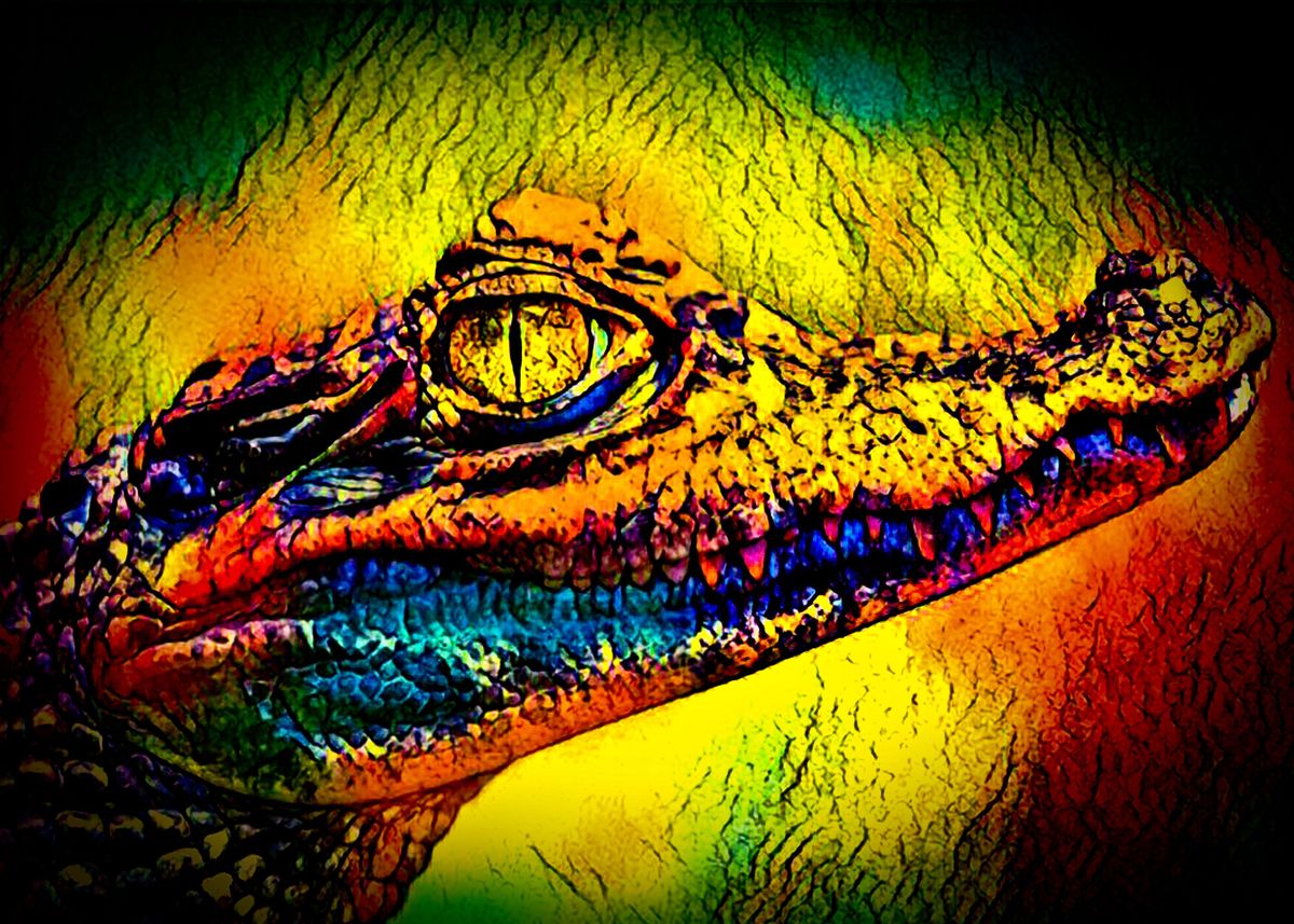 'Colorful Wildlife' Poster by ANDRE MCKAY | Displate