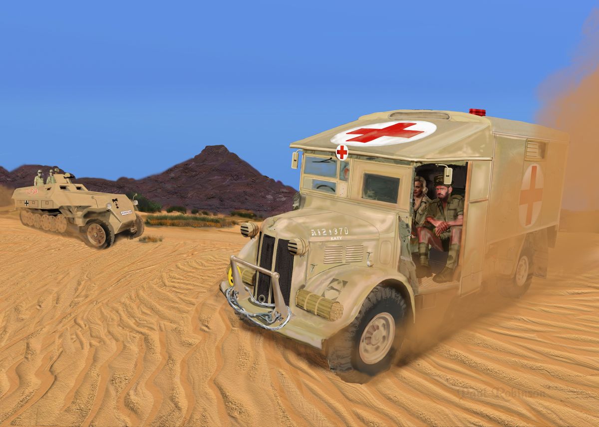 'ICE COLD IN ALEX TRIBUTE ' Poster by Paul Robinson | Displate