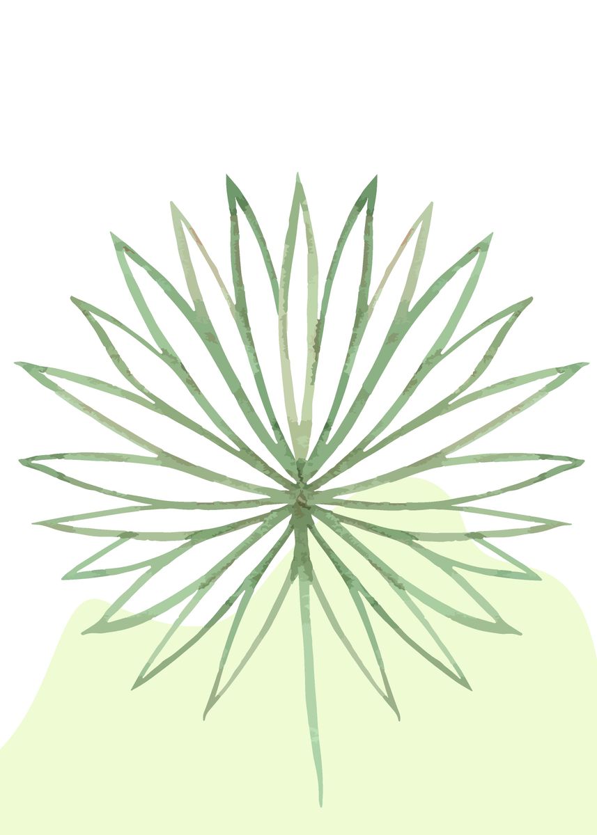 'Tropical Flower' Poster, picture, metal print, paint by Dimas Pras ...