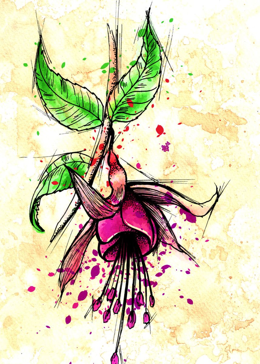 'Chilco' Poster, picture, metal print, paint by Kissa Maraña | Displate