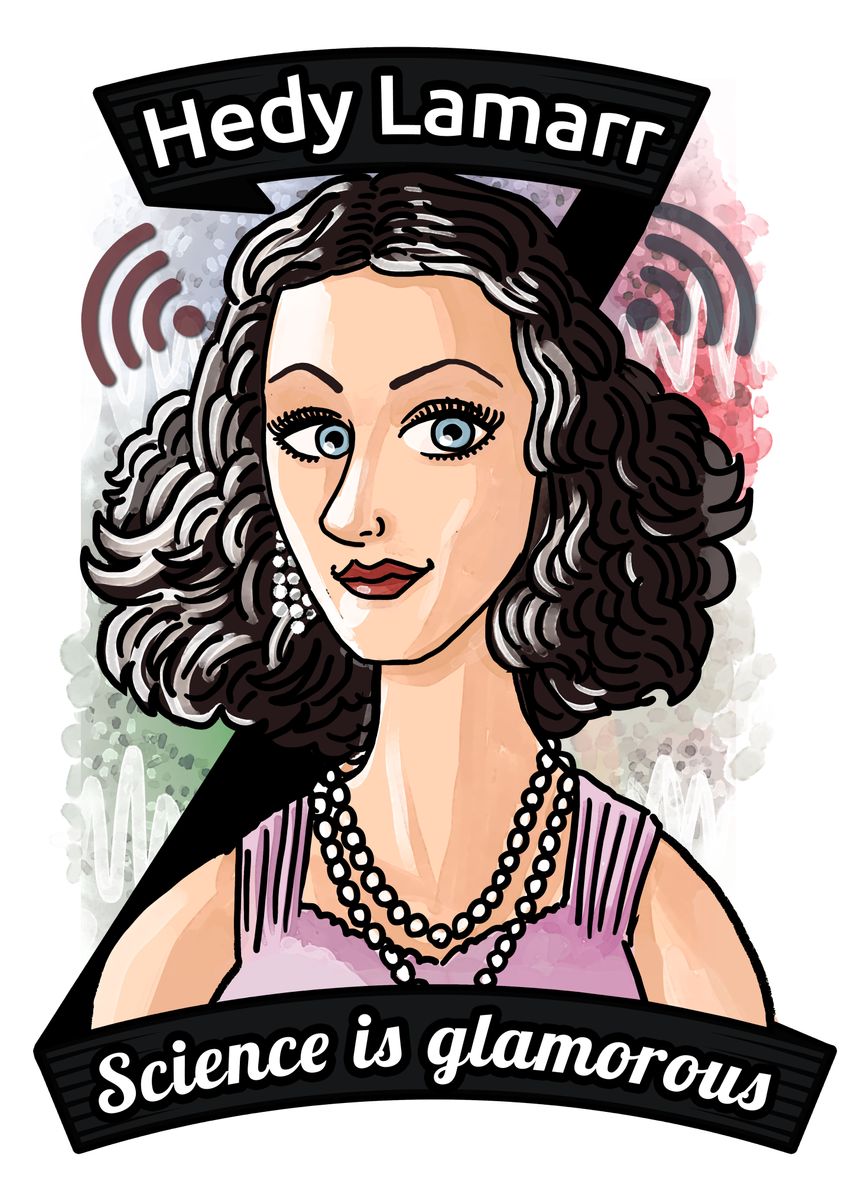 'Hedy Lamarr' Poster by Shecience | Displate