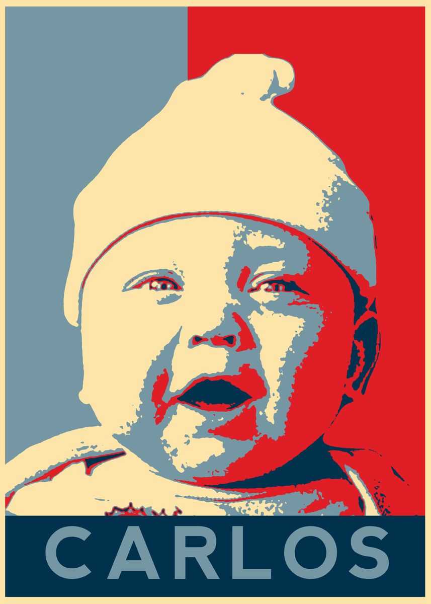 'Baby Carlos Hope Poster' Poster, picture, metal print, paint by ...