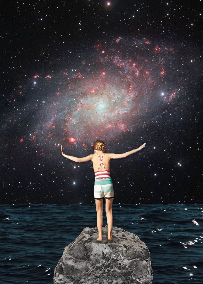 'Falling Into The Abyss' Poster, picture, metal print, paint by ...