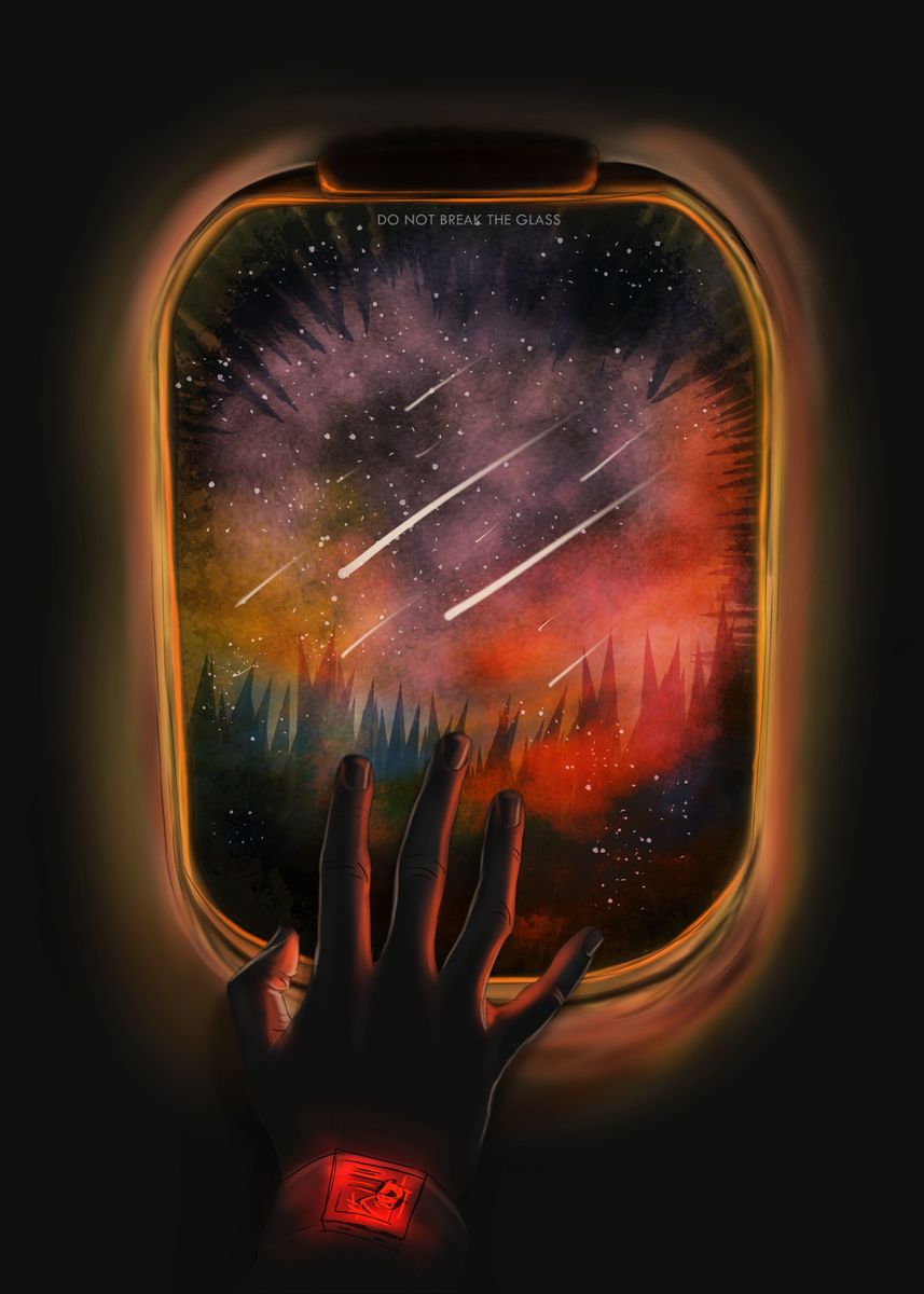 'Hyperspace anomaly' Poster by Mazzeidesign | Displate