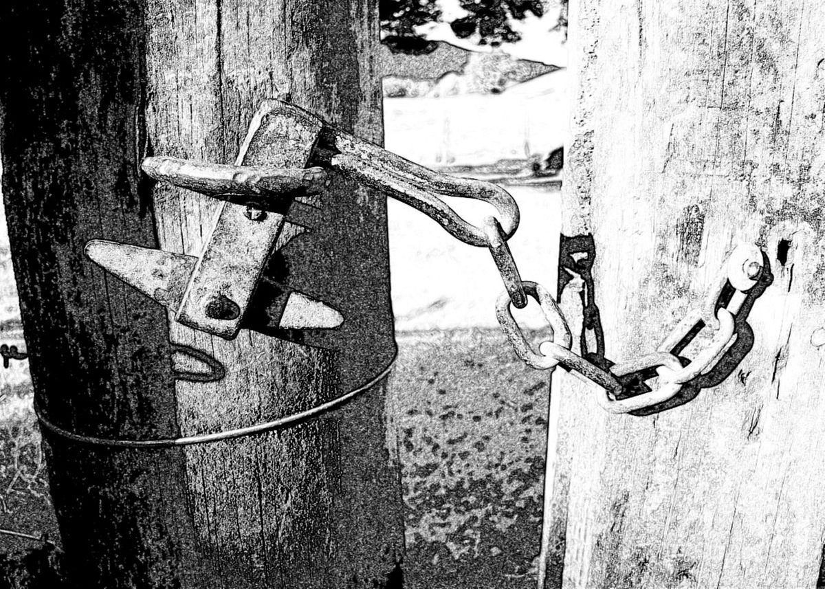 'Farm Gate Latch' Poster by Martin Fredrickson | Displate