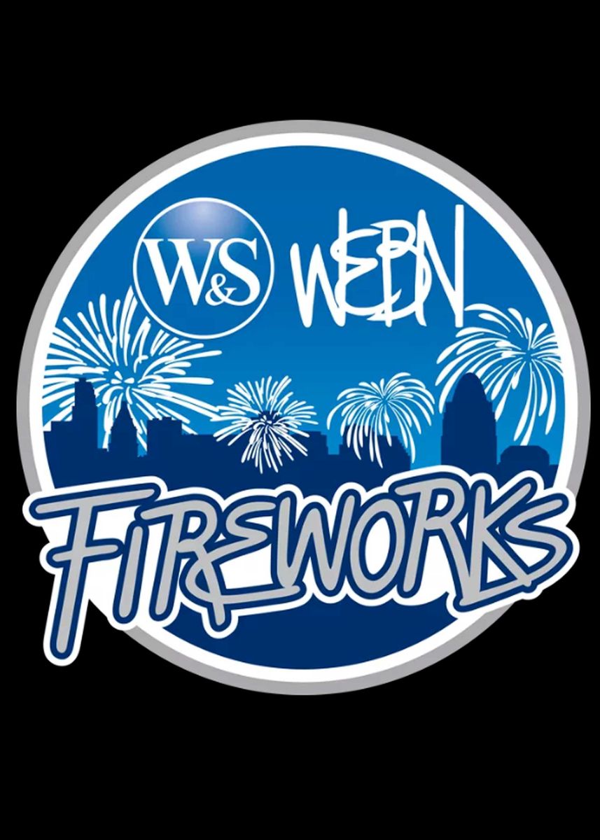 'webn fireworks' Poster, picture, metal print, paint by BRIAN BISCOW ...