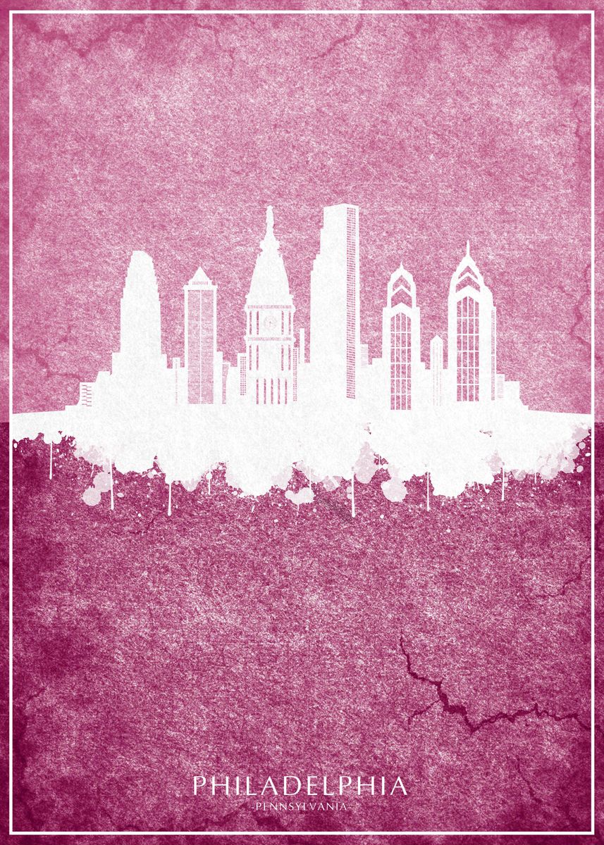 'Philadelphia' Poster by Trần Văn Dũng | Displate