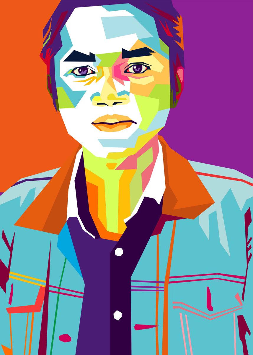 'Dimas Prasetyo' Poster, picture, metal print, paint by Handika Try ...