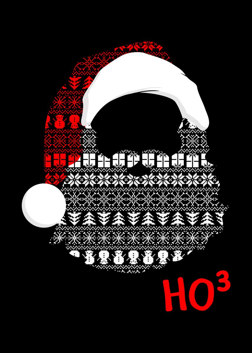 'Oh Ho Ho Ho' Poster, picture, metal print, paint by emodist creates ...