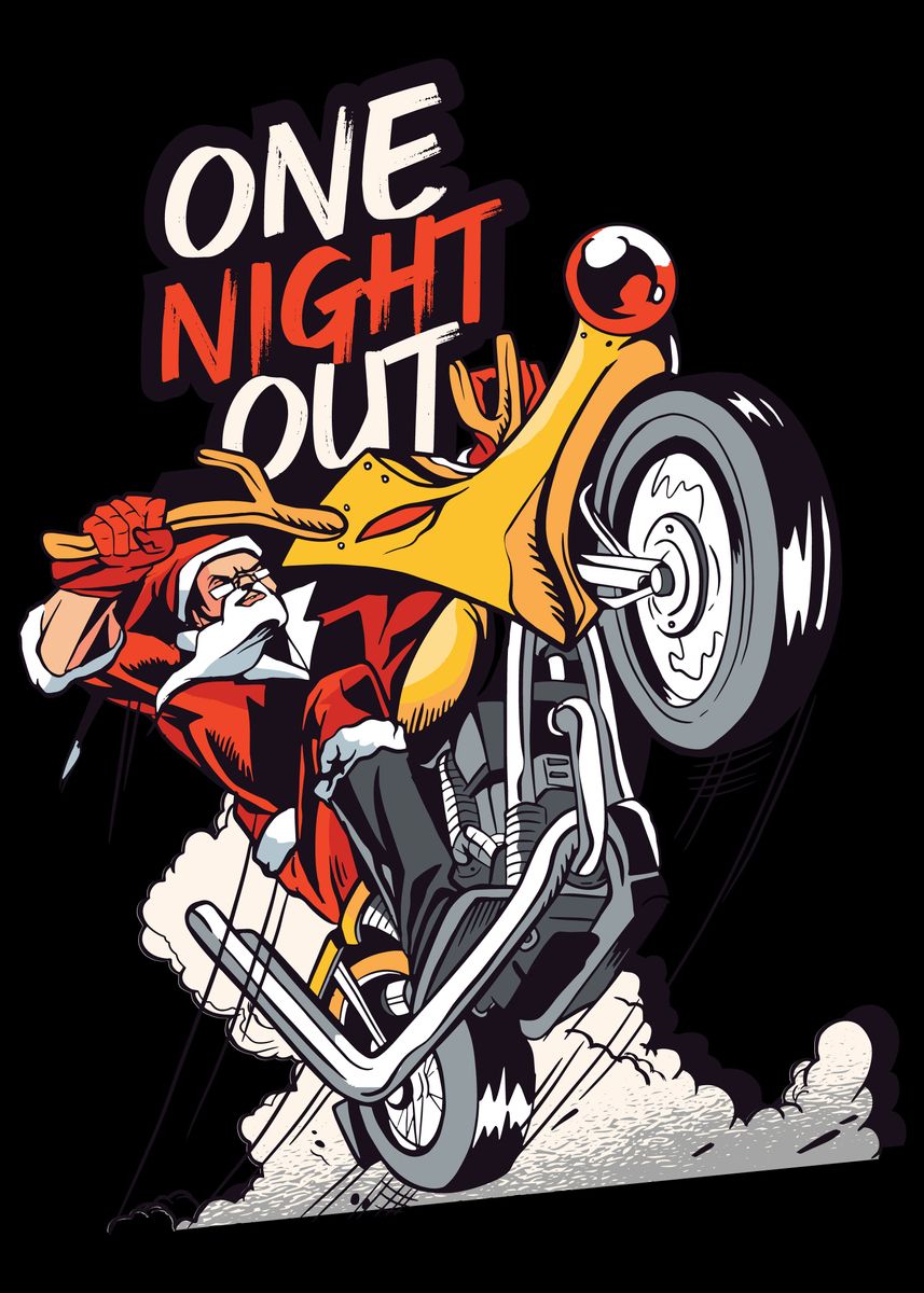 'One Night Out ' Poster, picture, metal print, paint by Wonderful Dream ...