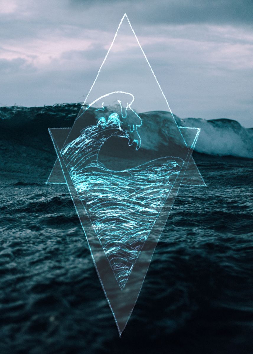 'dark wave' Poster by JMdrawings | Displate