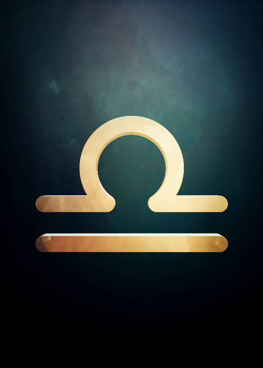 'Libra ' Poster, picture, metal print, paint by WiseWordsWonders | Displate