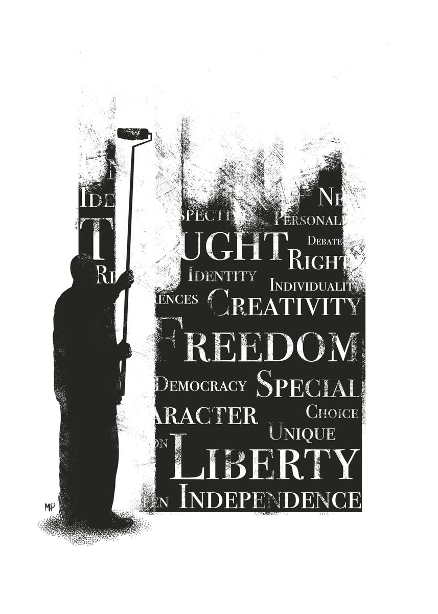 'Conformity ' Poster, picture, metal print, paint by Mikey Pearson ...