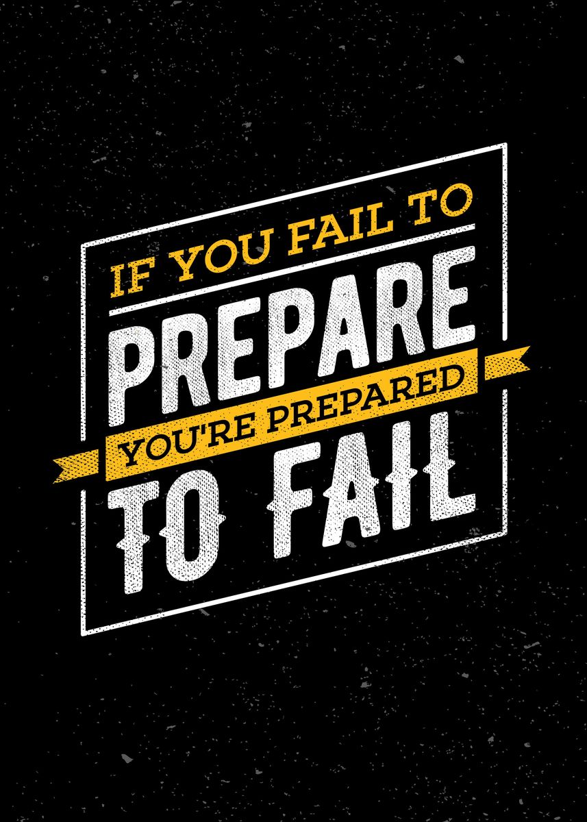 'Be Prepared' Poster, picture, metal print, paint by Snazzy | Displate