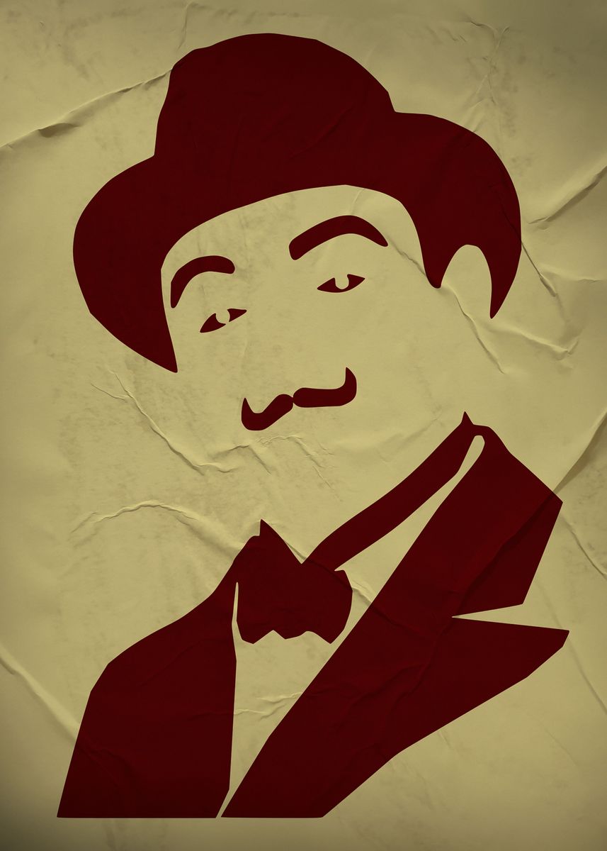 'Hercule Poirot' Poster, picture, metal print, paint by Morgan Majkus ...