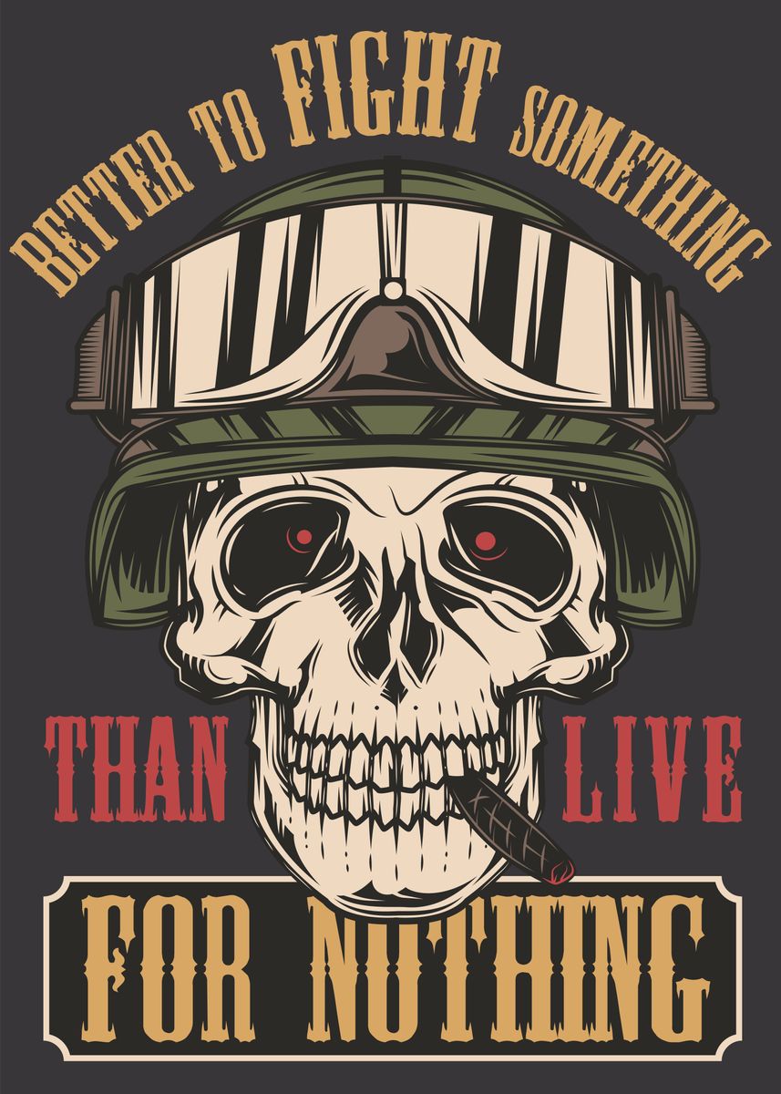 'Fight For Something' Poster, picture, metal print, paint by Chris ...