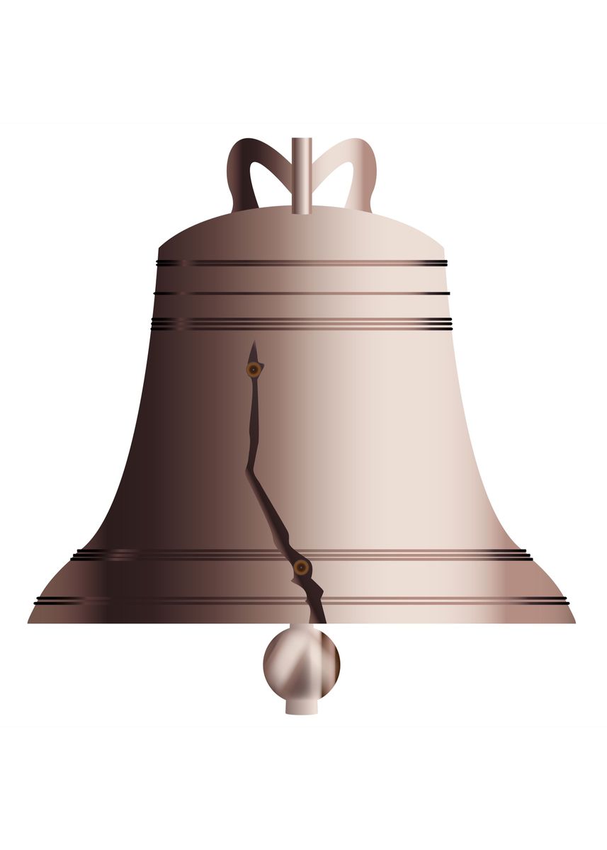 'Liberty Bell With Crack' Poster, picture, metal print, paint by ...