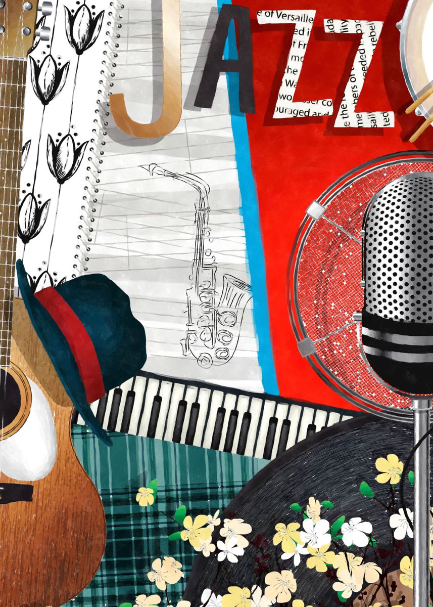 'Jazz ' Poster by Richard Laschon | Displate