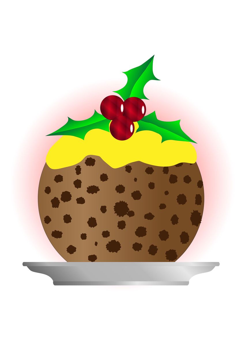 'Christmas Pudding ' Poster by HomeStead Digital | Displate