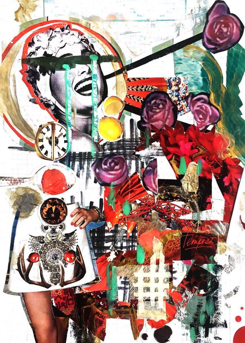 'Aunt Flo' Poster, picture, metal print, paint by Alicia May Anton ...