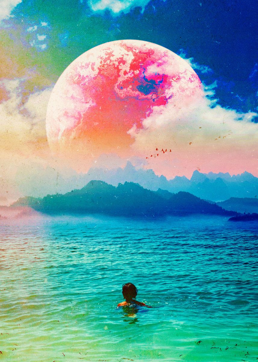 'Promise Of The World' Poster, picture, metal print, paint by seam less ...