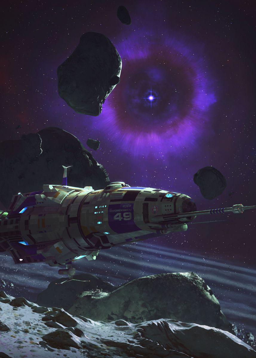 'Supernova' Poster, picture, metal print, paint by Maciej Rebisz | Displate