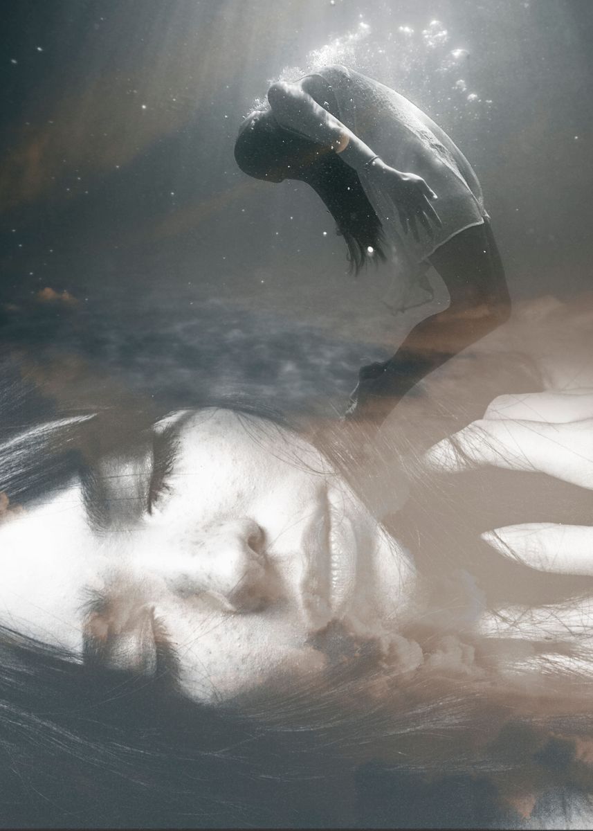 'levitation' Poster, picture, metal print, paint by eze | Displate