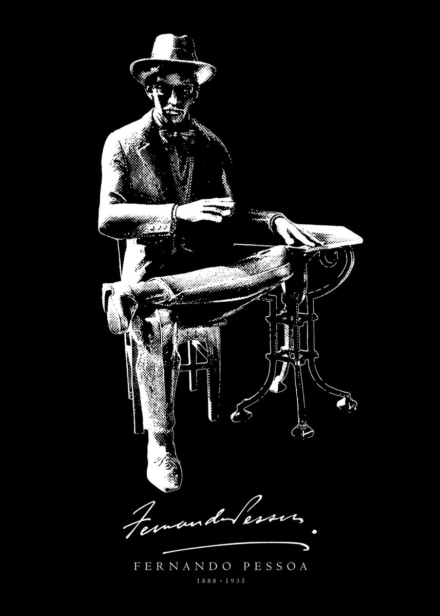 'Fernando Pessoa Poet' Poster by Carlos Marques | Displate