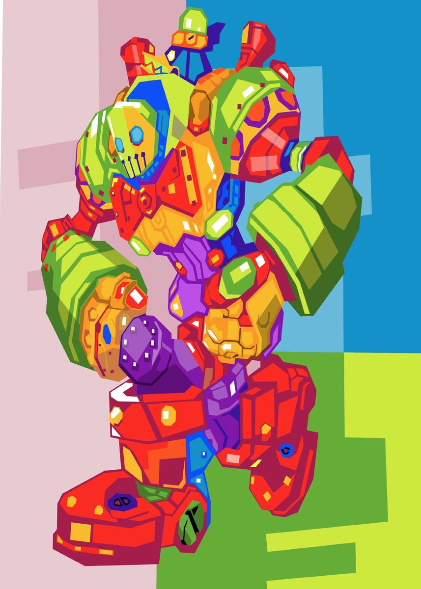 'Alfredo' Poster, picture, metal print, paint by erna setiawan | Displate