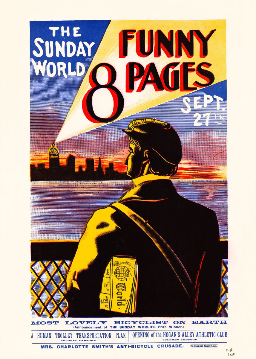 'CLASSIC NEWSPAPER COVERS' Poster, picture, metal print, paint by Drama ...