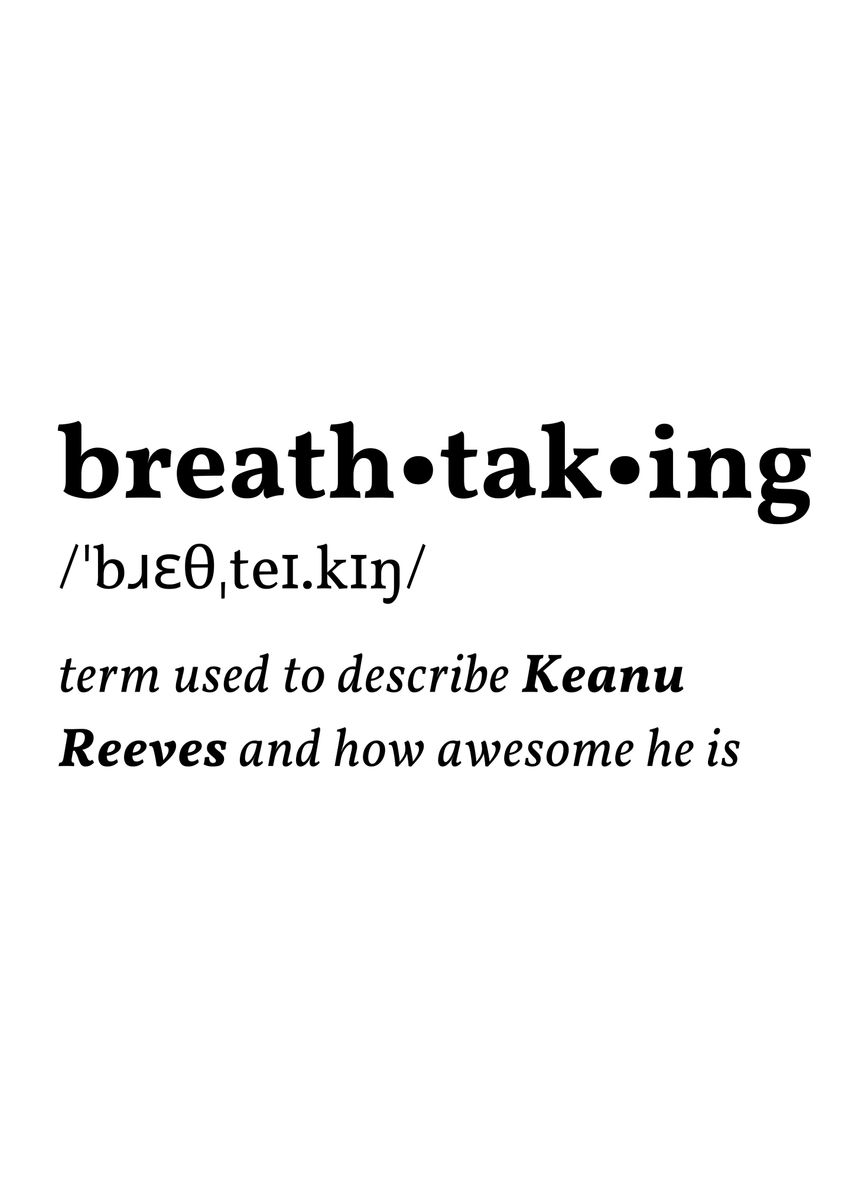 'Breathtaking Definition' Poster, picture, metal print, paint by ...