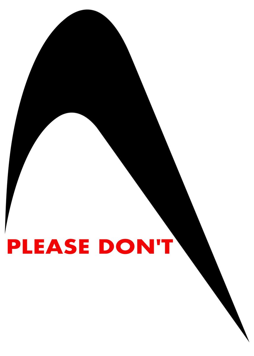 'Please Dont' Poster, picture, metal print, paint by Mazzimo | Displate