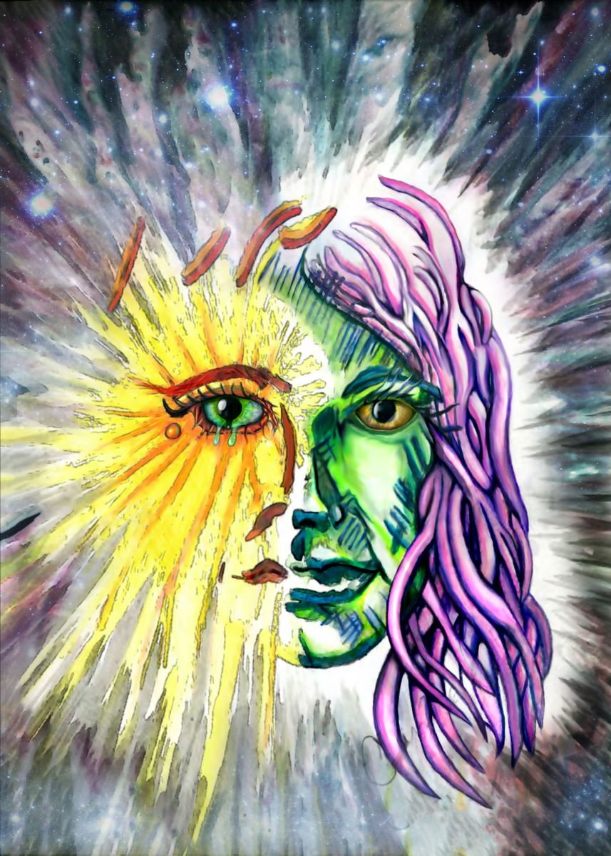 'Duality' Poster by Cleanthes Studios | Displate