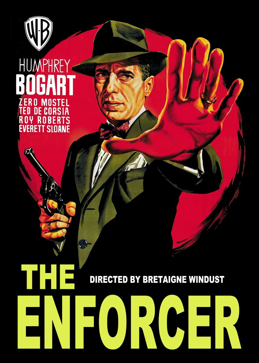 'The Enforcer' Poster, picture, metal print, paint by Head Rubble ...